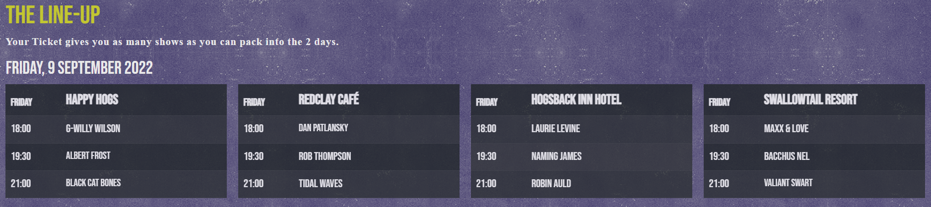 HOGSBACK MOUNTAIN BLUES FESTIVAL – Visit Hogsback